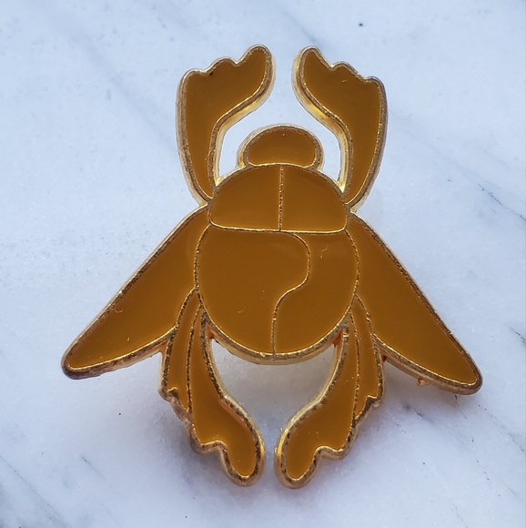 Disney | Jewelry | Golden Scarab Beetle From Aladdin Disney Pin | Poshmark